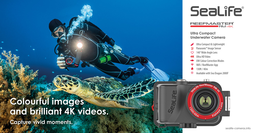 Introducing the new Sealife Reefmaster RM-4K camera | Scubaverse